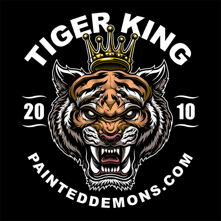 King Tiger Logo Angry King Tiger Sword Logo Illustrations By